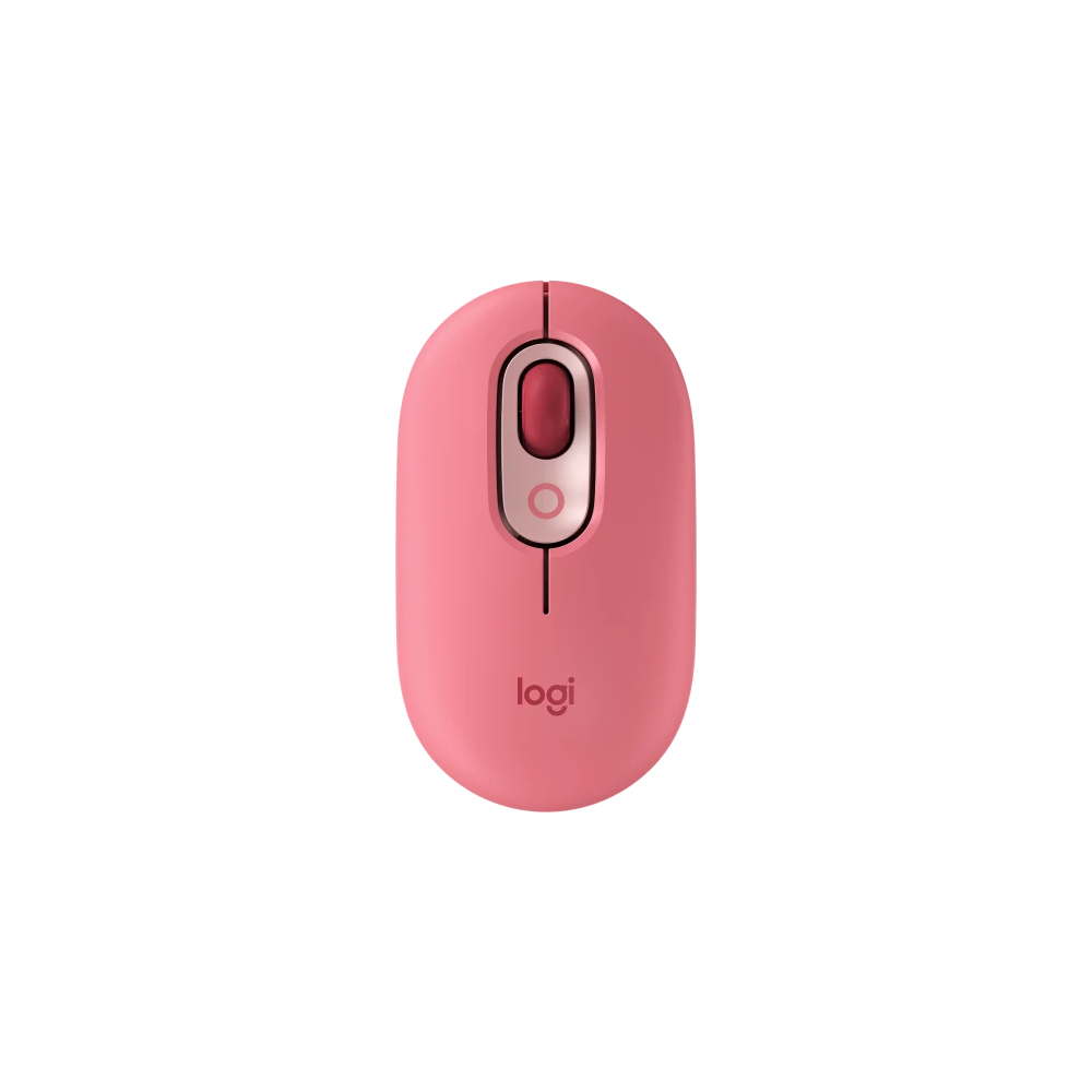 Logitech-POP-Mouse-เม้าส์ไร้สายพร้อมฟังก์ชันปุ่มอิโมจิ-Heartbreaker-Rose