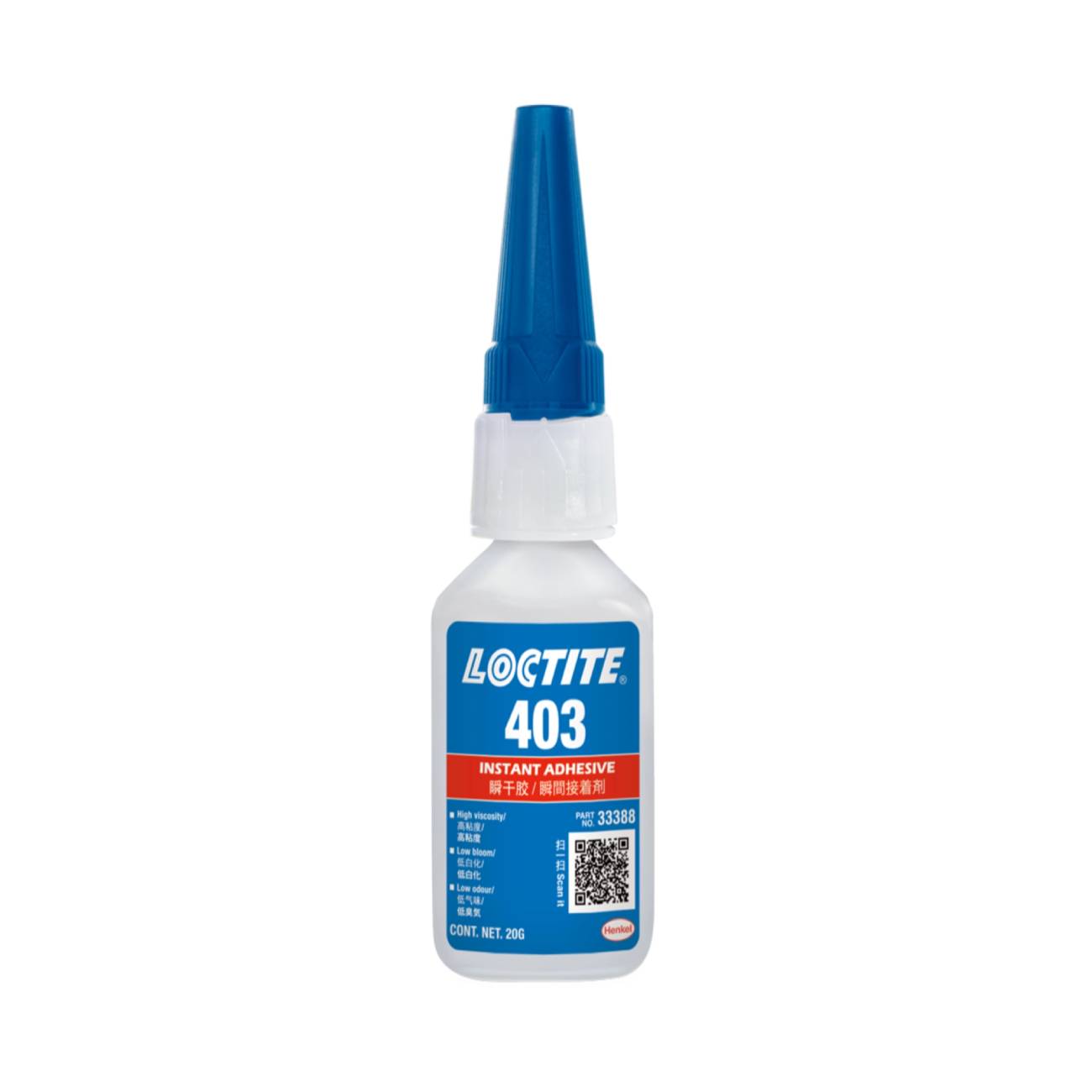 LOCTITE #33388 กาว 403 20gm. PRISM 403 ติดยางและพลาสติก (10ขวด/กล่อง)