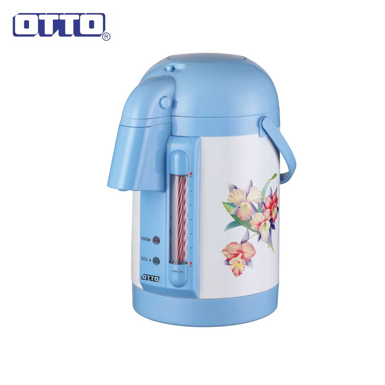 OTTO PT-250A กระติกน้ำร้อนไฟฟ้า 2.5 ลิตร 600W 220V (สีฟ้า)